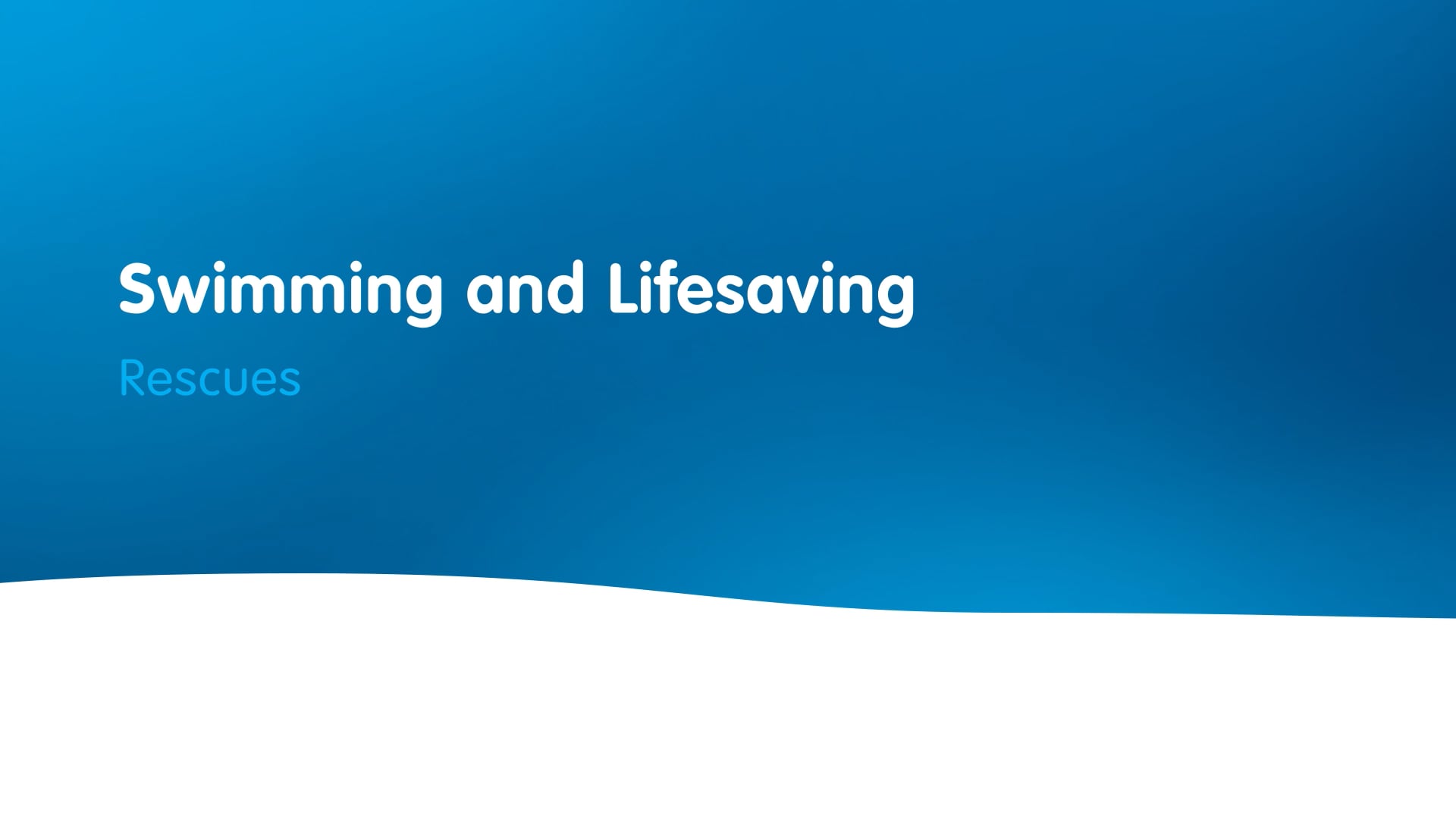 Swimming & Lifesaving - Contact Tow Rescue | Videos & Movies on Vimeo