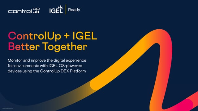 IGEL Integrations - ControlUp