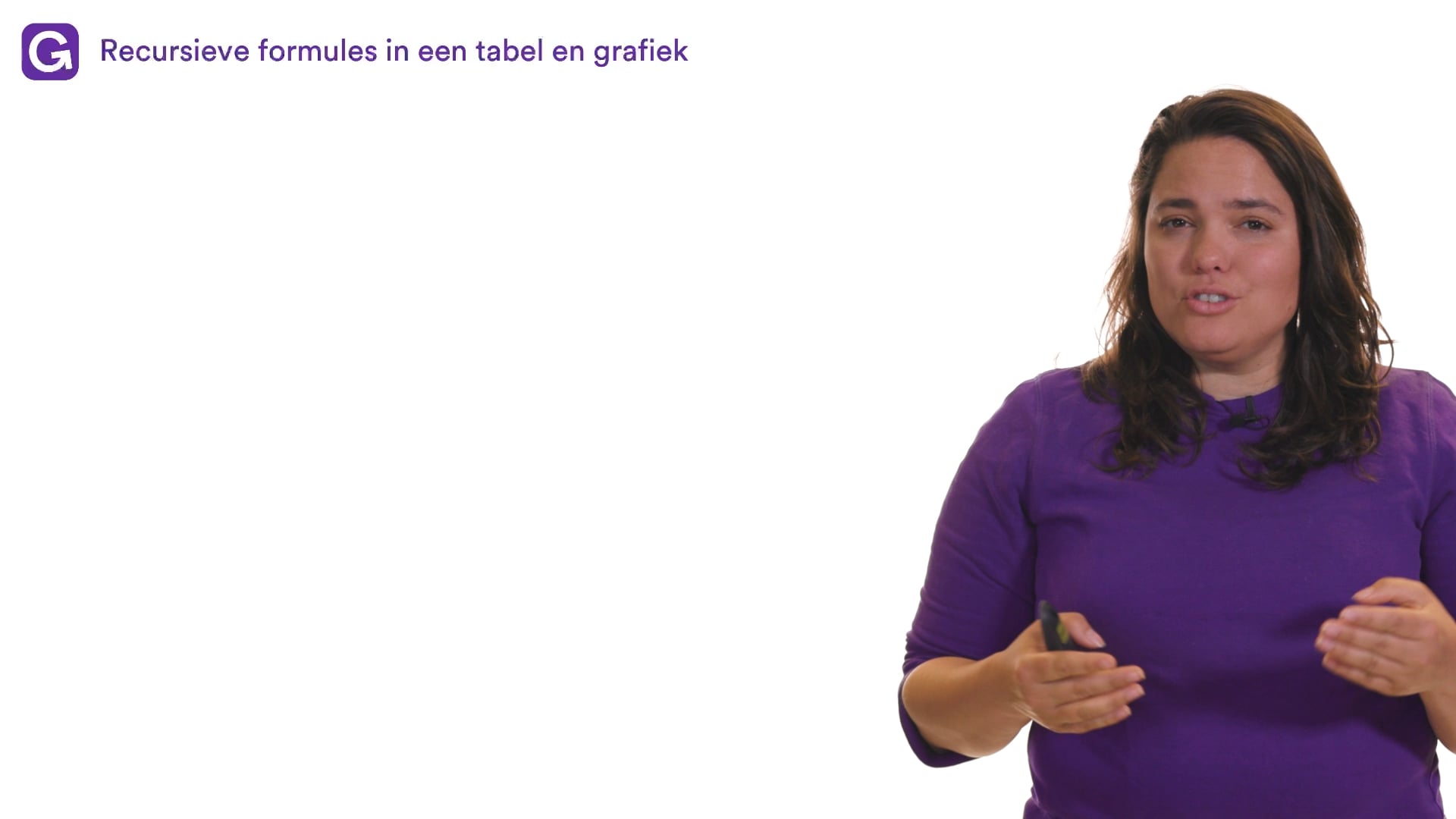 Recursieve formules in een tabel en grafiek oefenen | StudyGo
