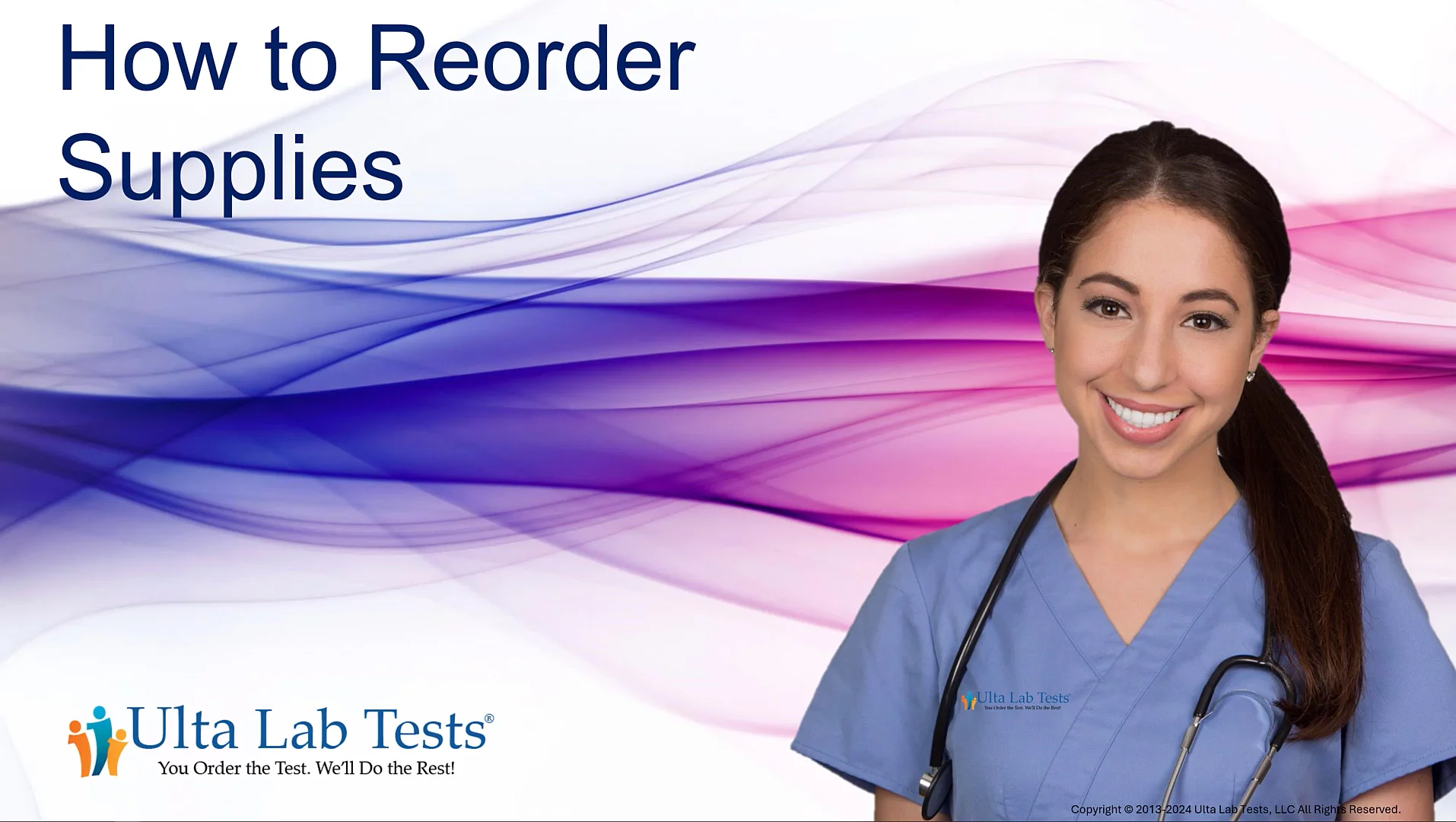 How to reorder supplies