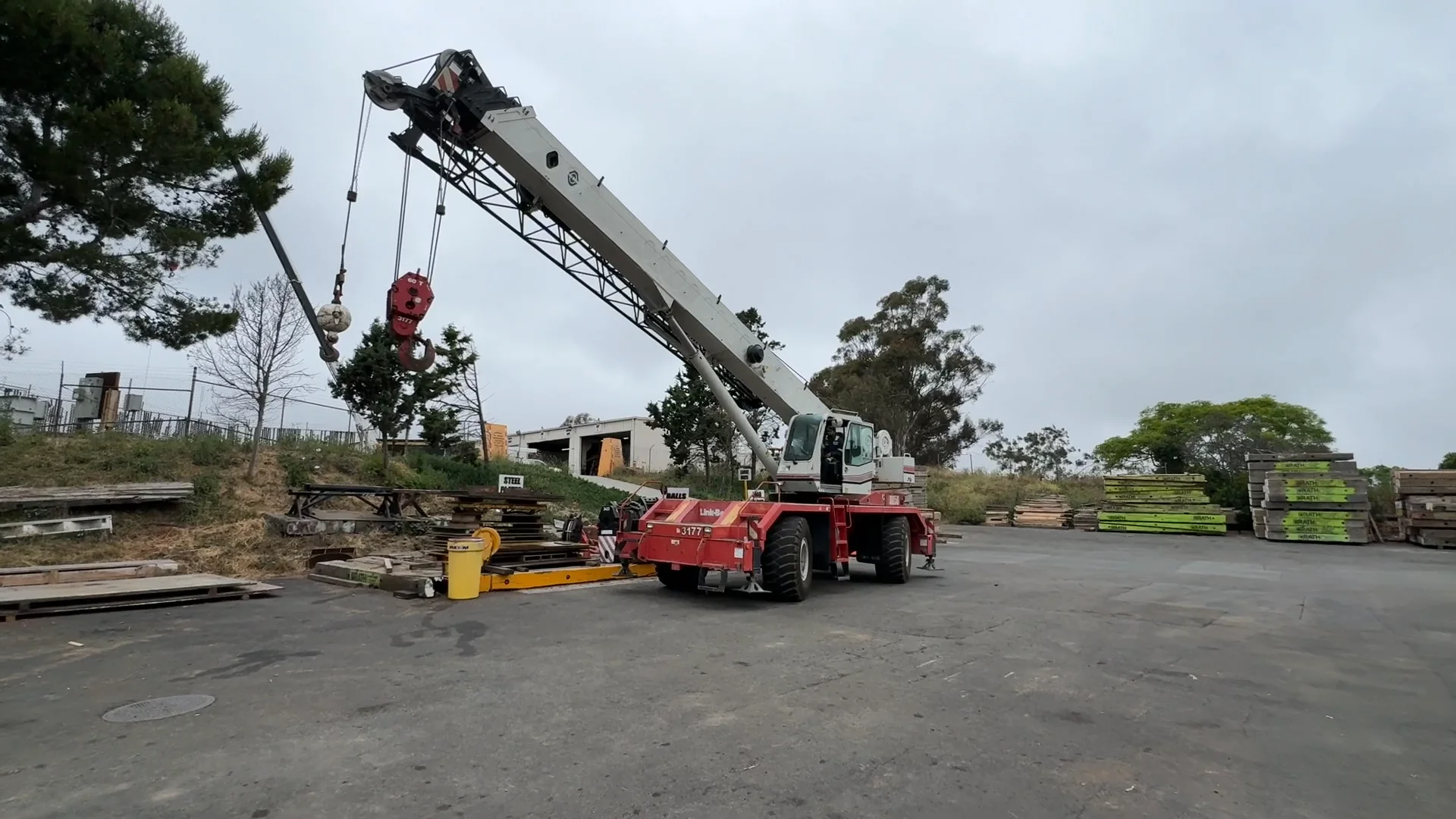 2006 LINK-BELT RTC 8050-II ROUGH TERRAIN CRANE SN J6J6-8685 on Vimeo