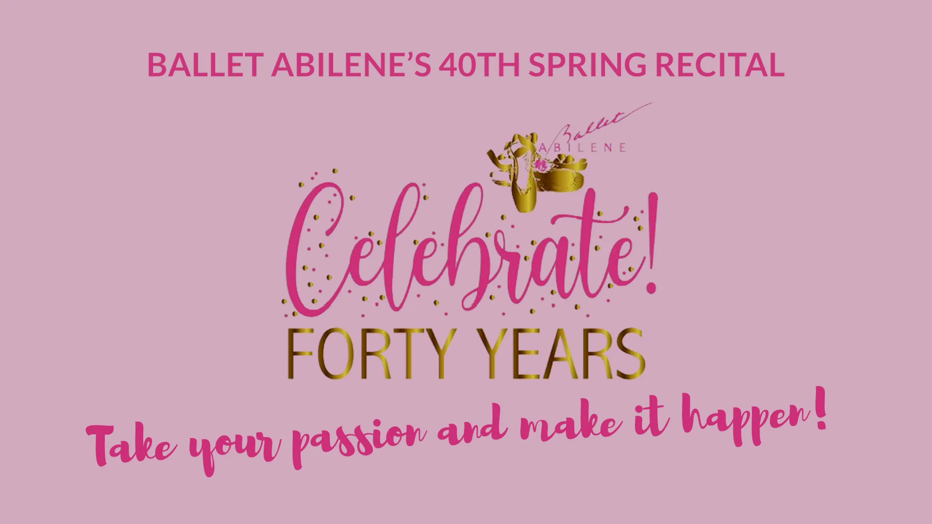 Watch Ballet Abilene's Spring Recital 2024 - Evening Performance ...
