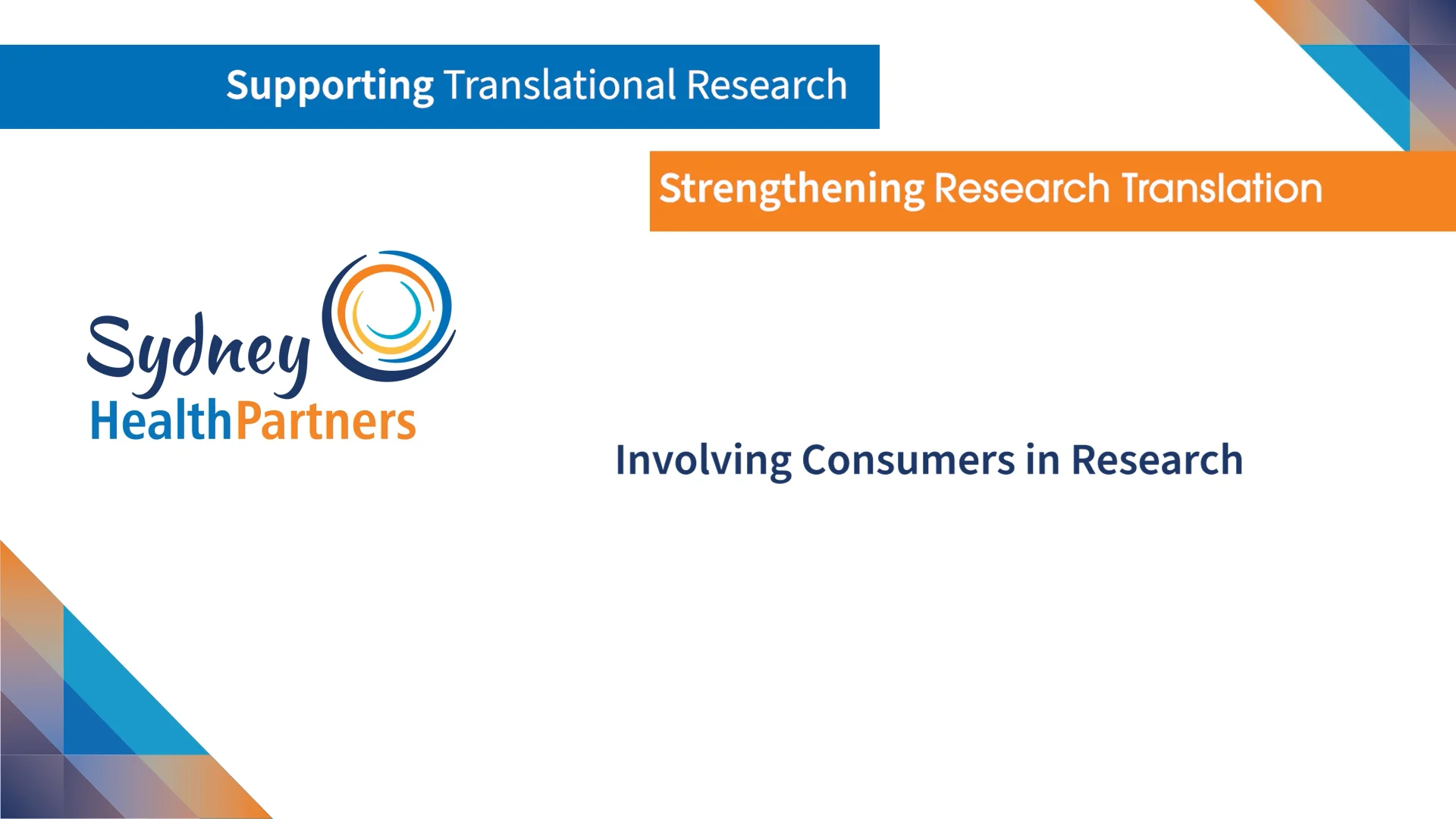 SHP | Involving Consumers in Research on Vimeo