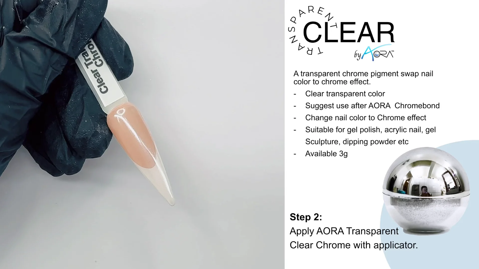 Step by Step aora clear chrome video 1