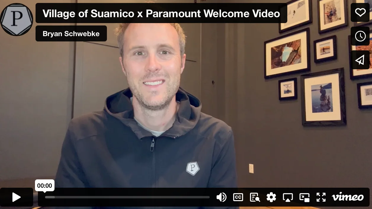 Village of Suamico x Paramount Welcome Video on Vimeo