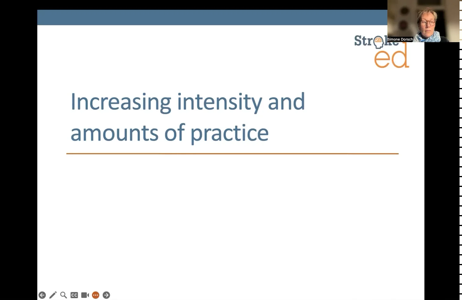 Increasing amounts and intensity of practice on Vimeo