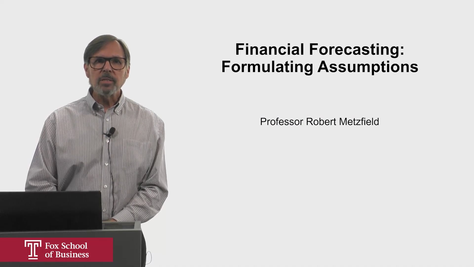 Financial Forecasting: Formulating Assumptions | Video Vault