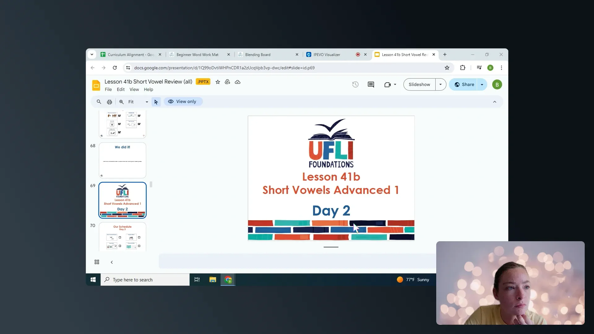 UFLI Lesson 41b day 2
