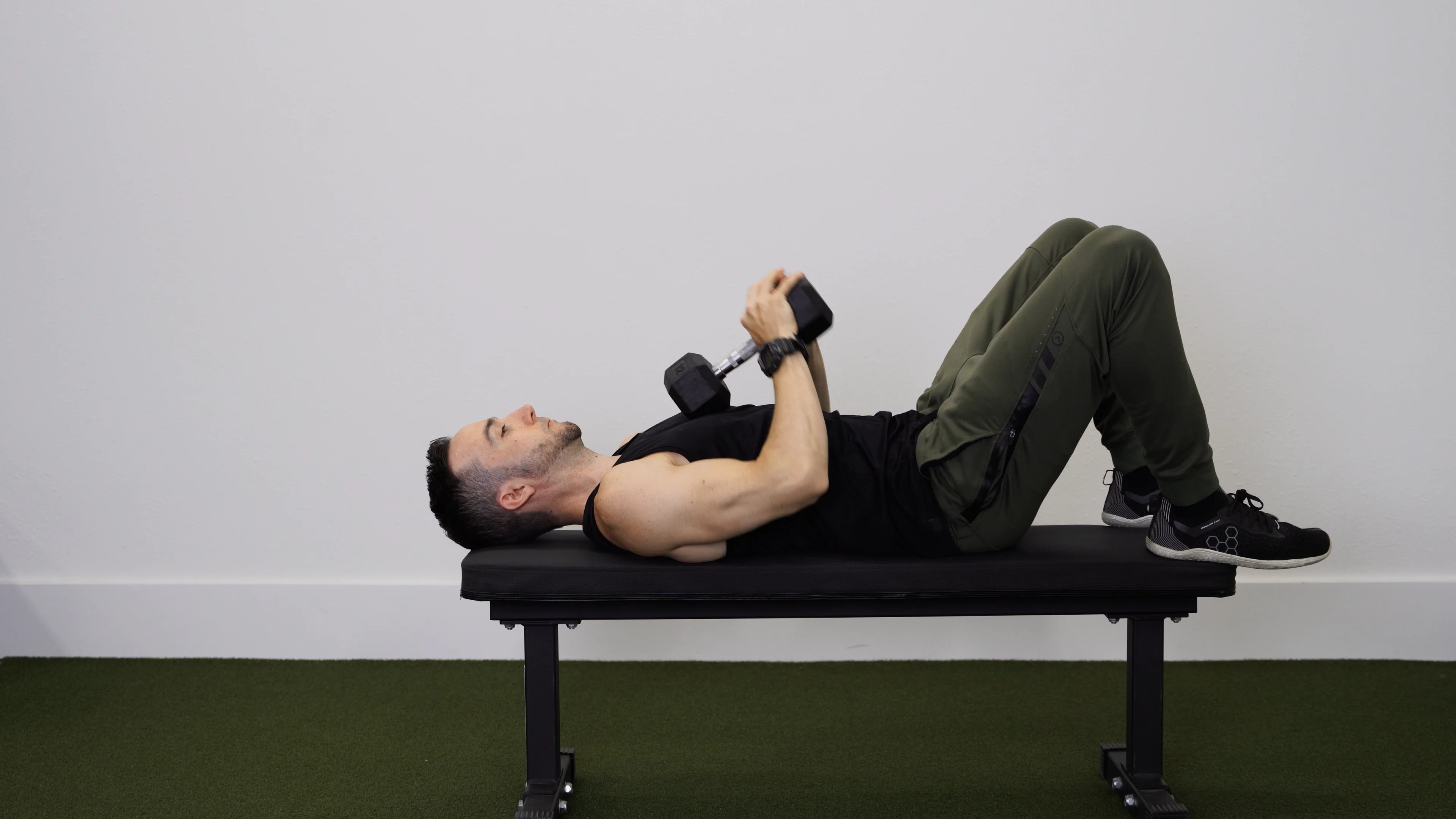 Dumbbell Pullover on Bench (Demo)