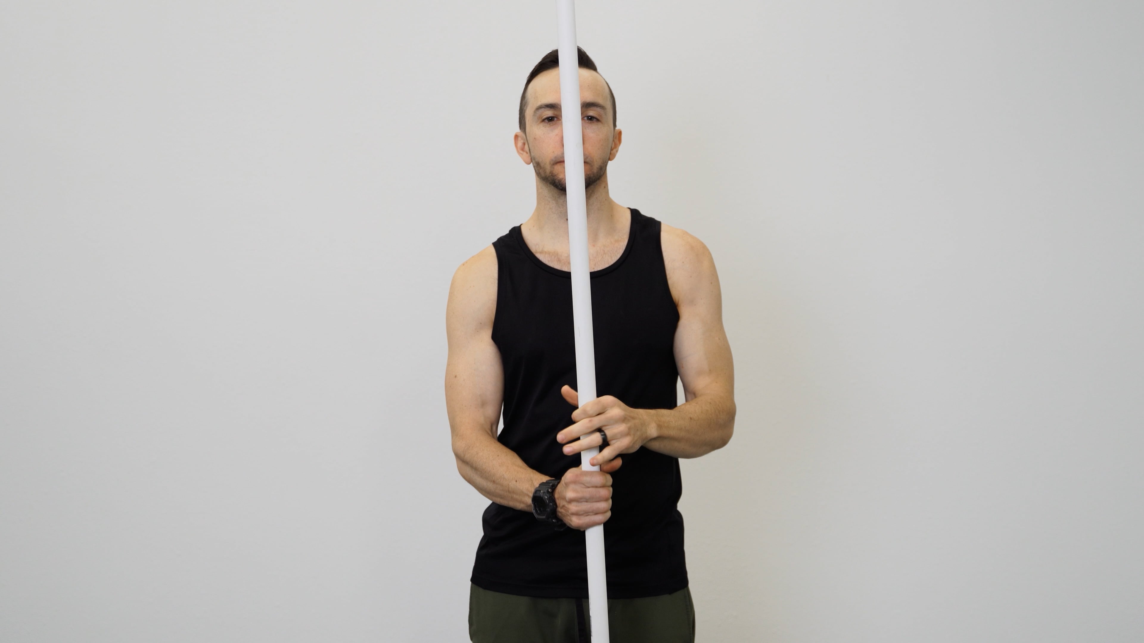 Shoulder External Rotation with Dowel (Demo)