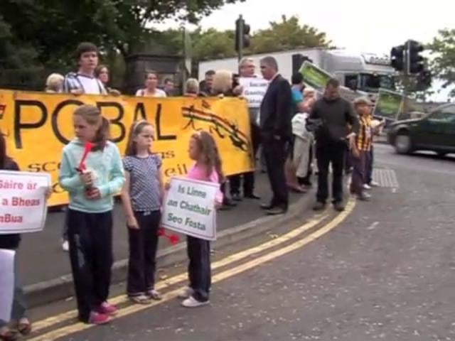 Irish language activists protest against armagh council bigotry on Vimeo