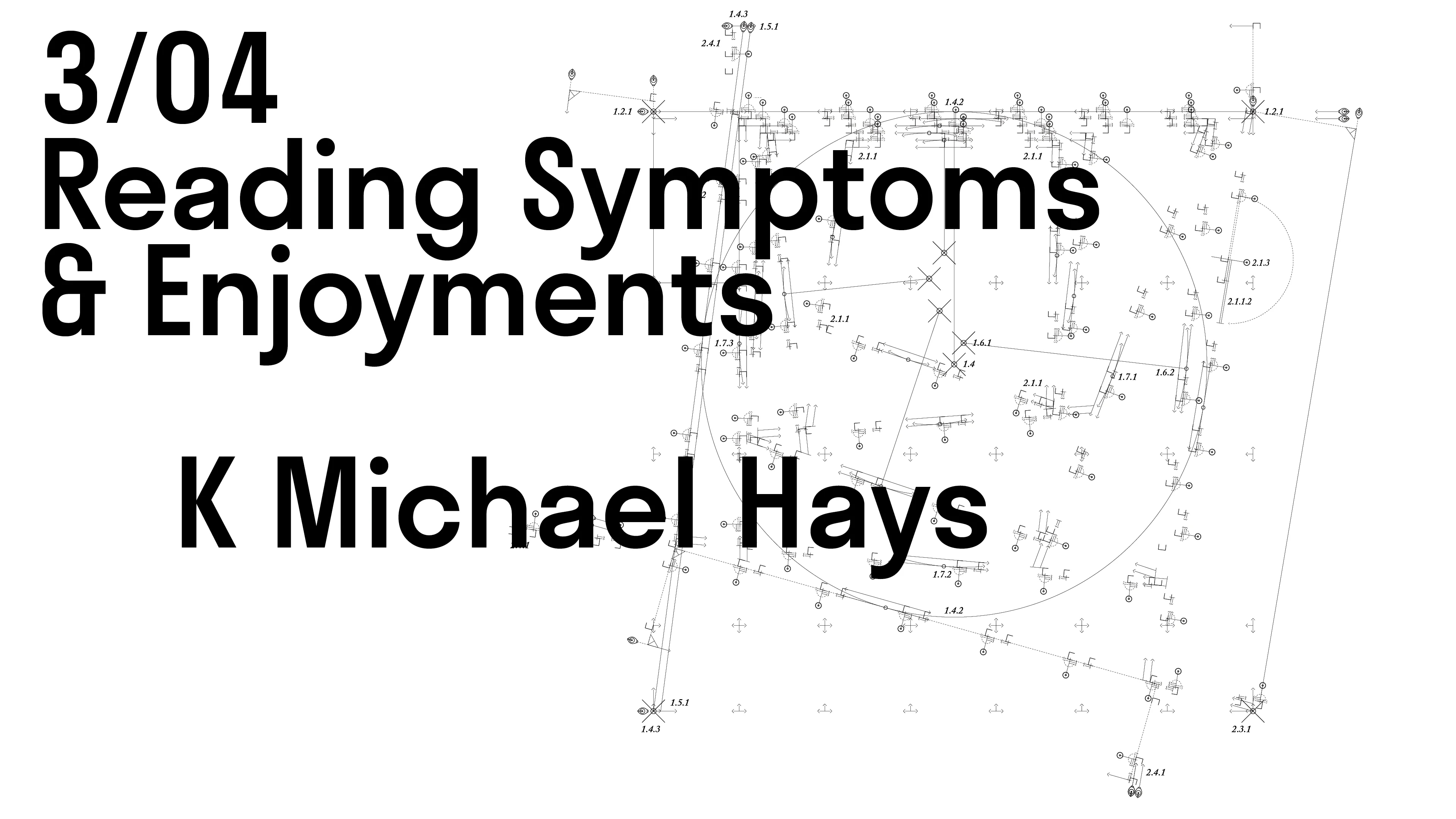 Reading Symptoms and Enjoyments | A lecture from K Michael Hays