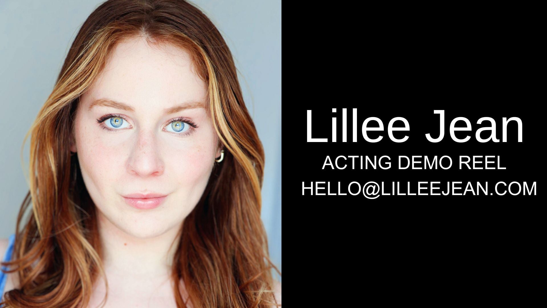 Acting Showreel | Lillee Jean