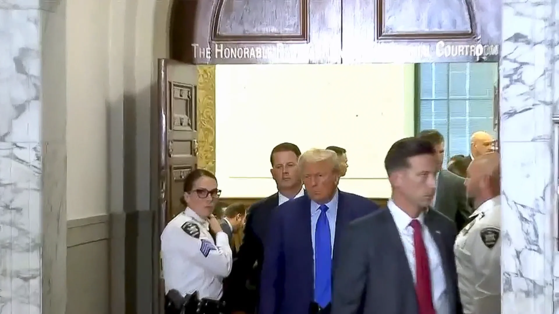 Press Gaggle: Donald Trump Speaks to Reporters After Court in New York ...