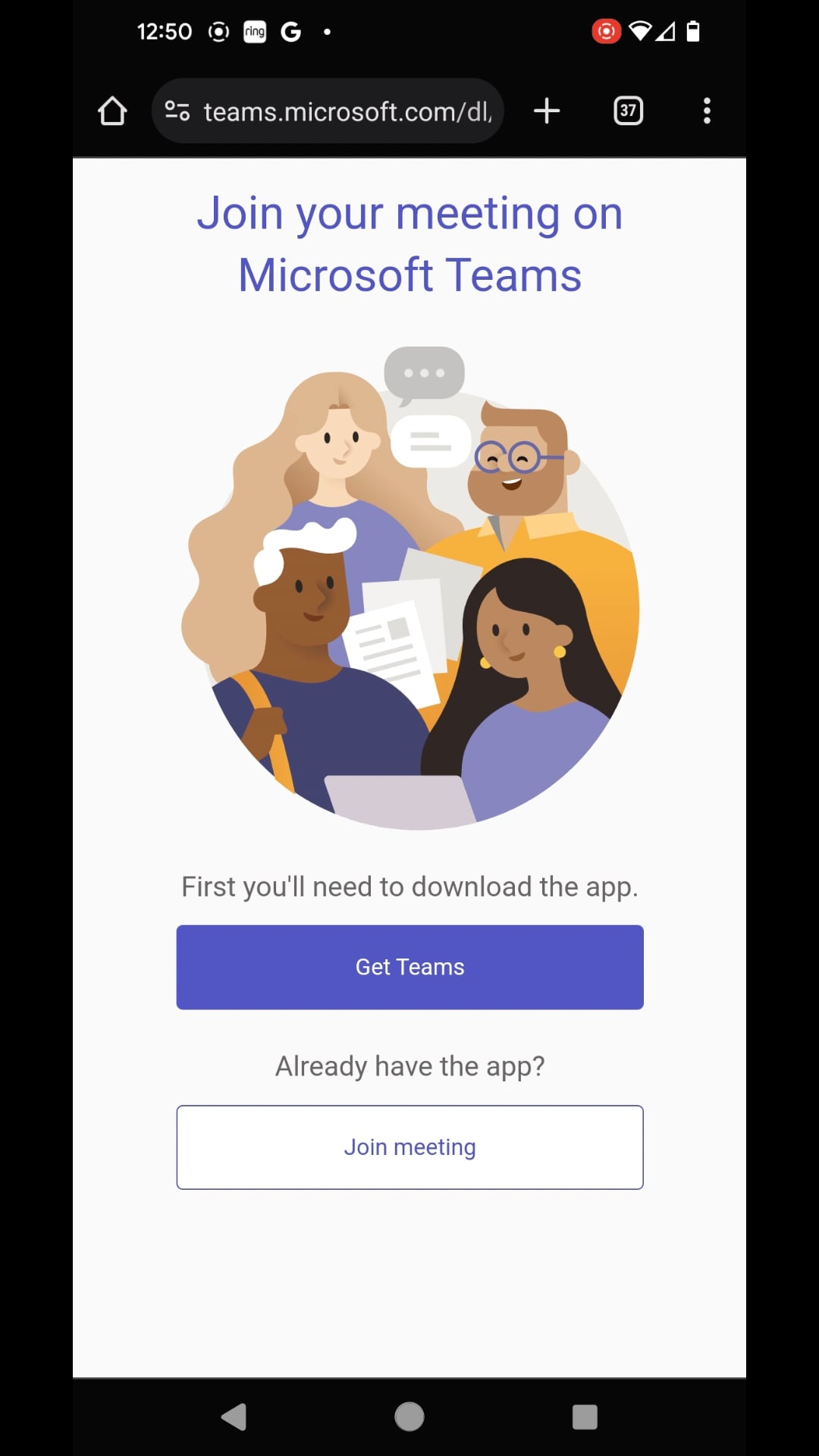 android Teams Instruction