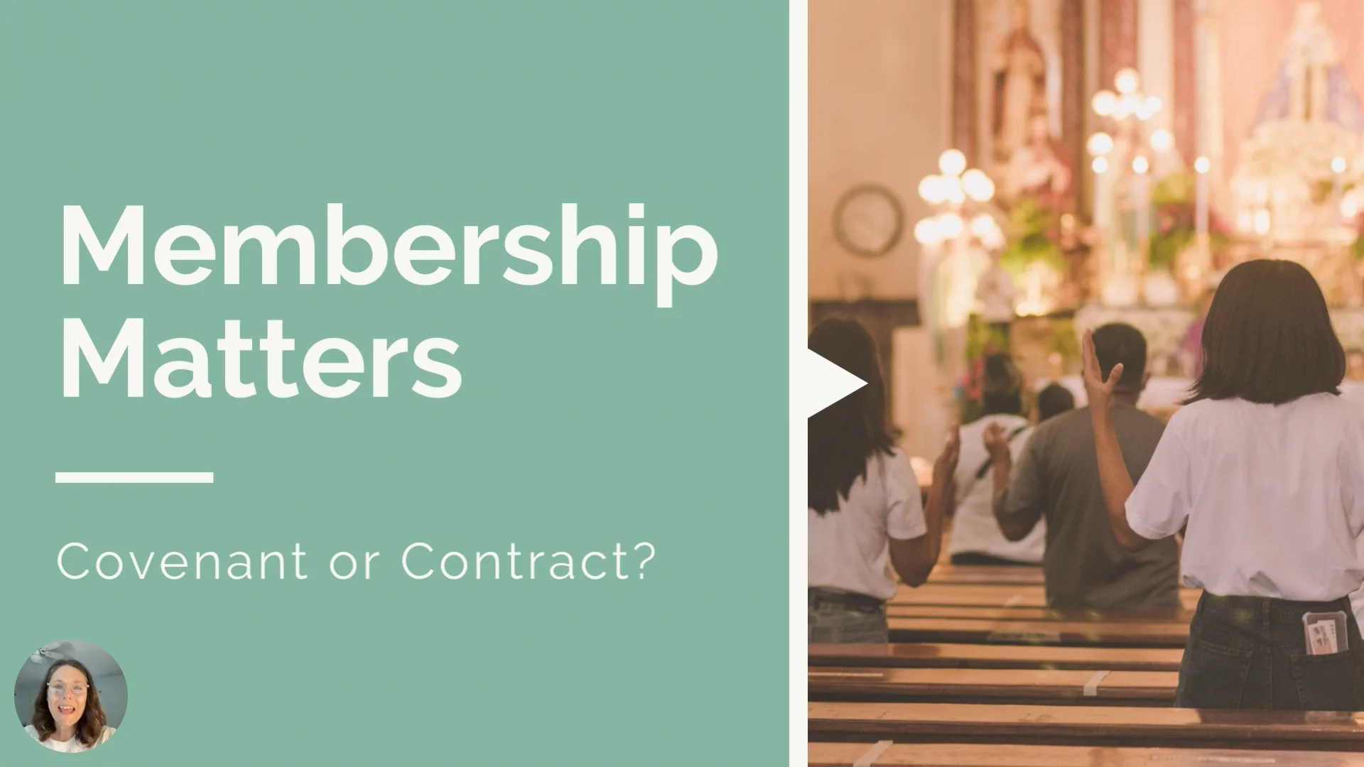 The Learning Corner: Membership Matters - Covenant or Contract? on Vimeo