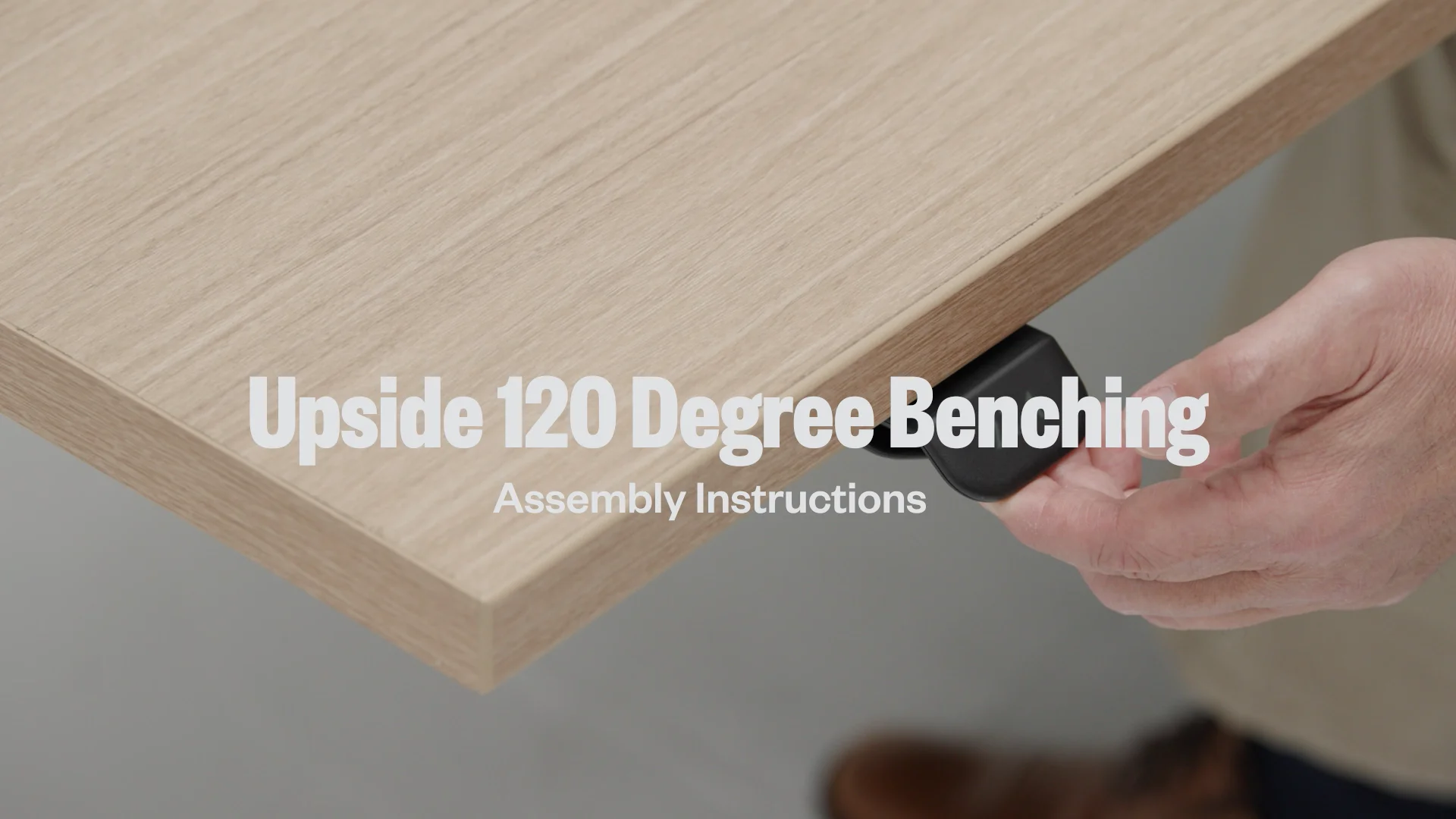 Upside 120 Degree Benching Assembly Instructions on Vimeo
