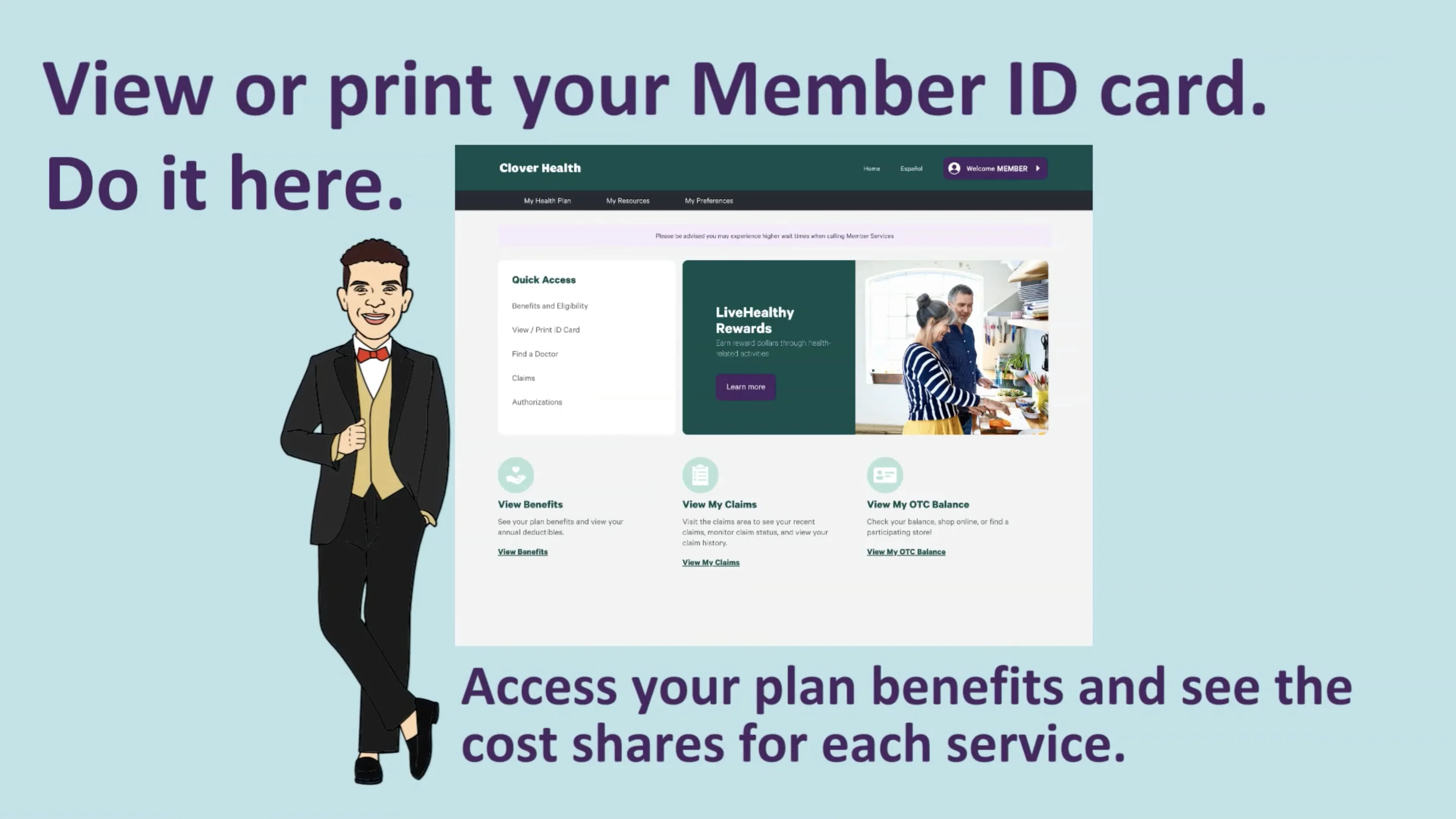Member Portal Video Series: View/Print Your ID Cards and Access the Benefits of Your Plan on Vimeo