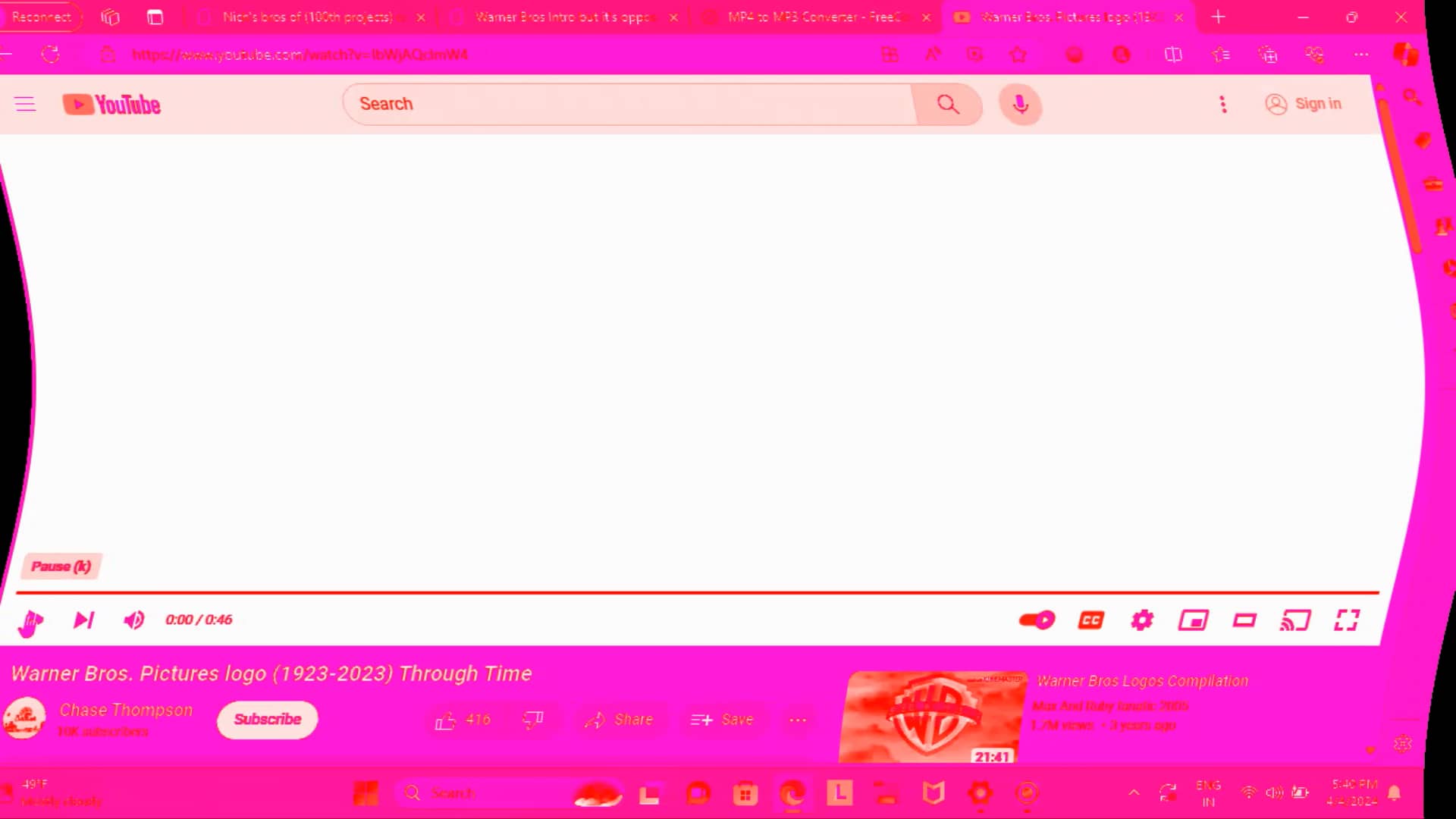 GMA effect test on Vimeo