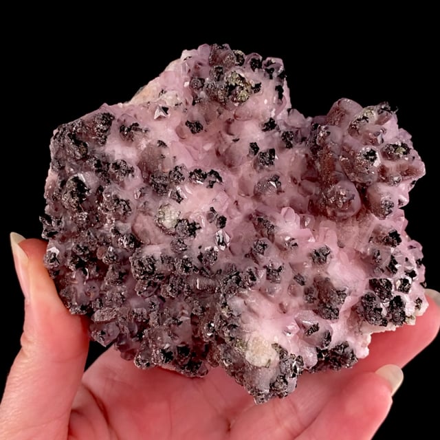 Safflorite on Calcite (Cobalt-bearing) (RARE association) | Bou Azzer ...