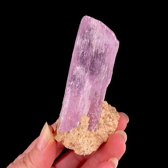 Spodumene var: Kunzite (RARE locality specimen) | Katerina Mine ...
