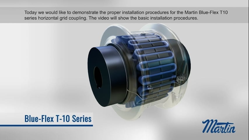 Blue-Flex T10 Grid Coupling Installation Instructions