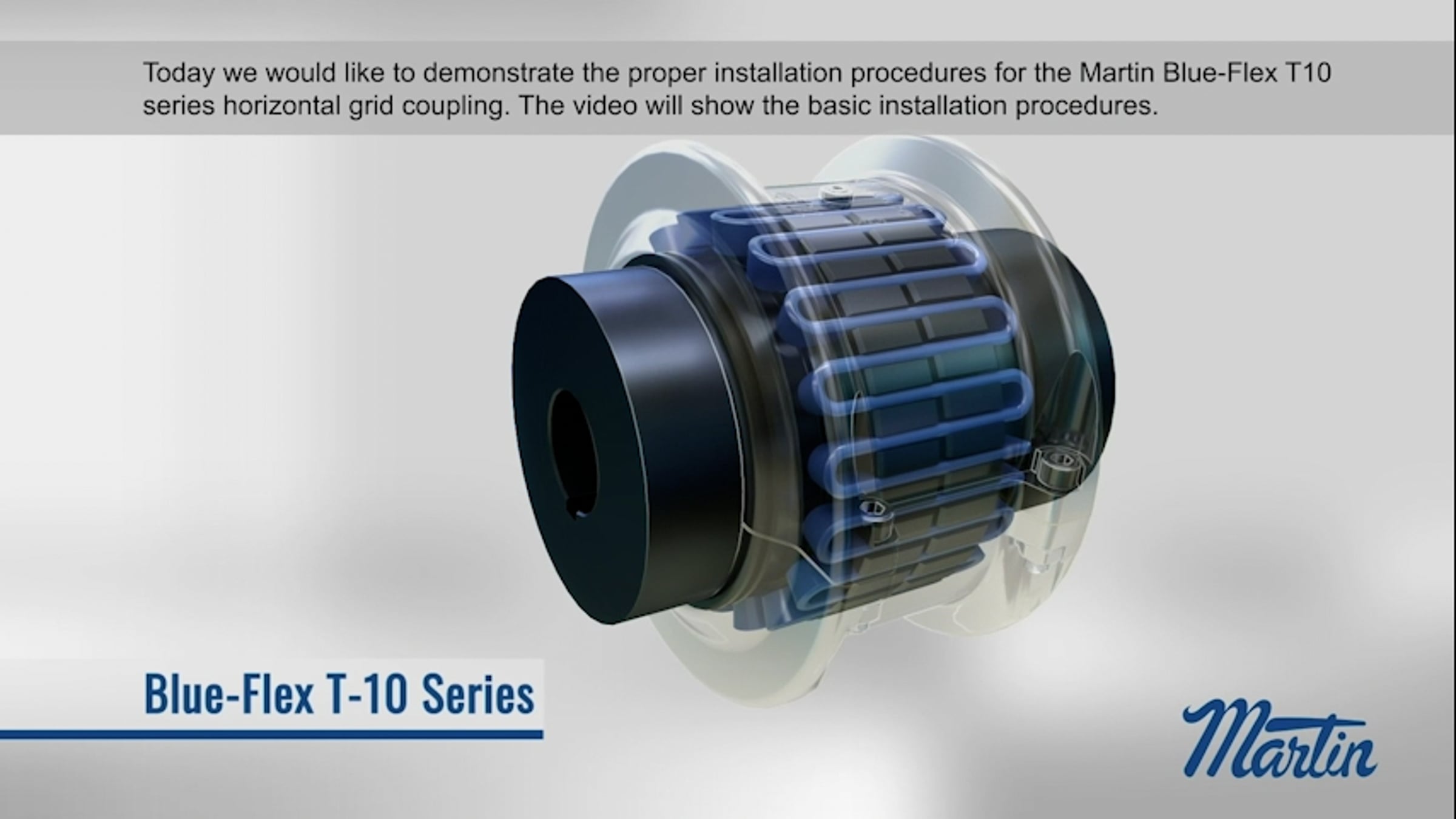 Blue-Flex T10 Grid Coupling Installation Instructions