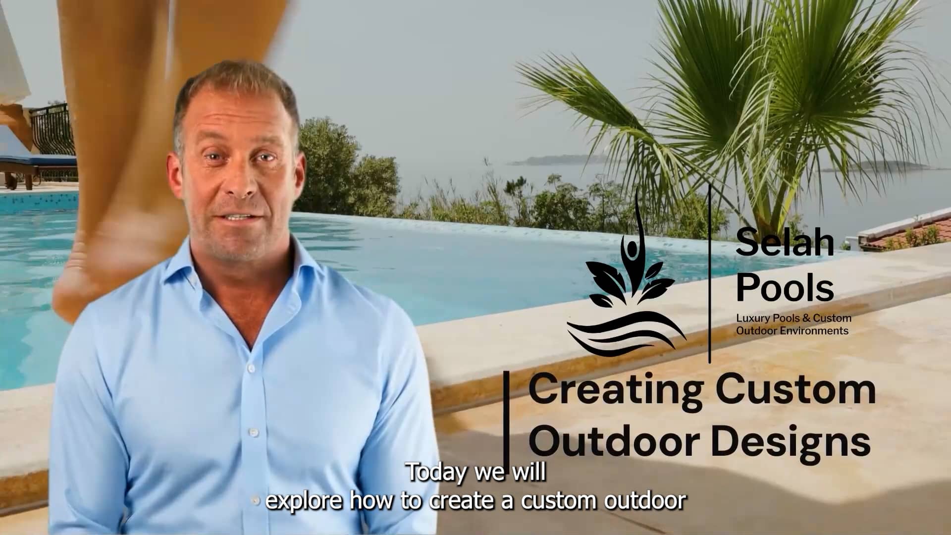 Creating Custom Waterfront Outdoor Designs with Selah Pools on Vimeo