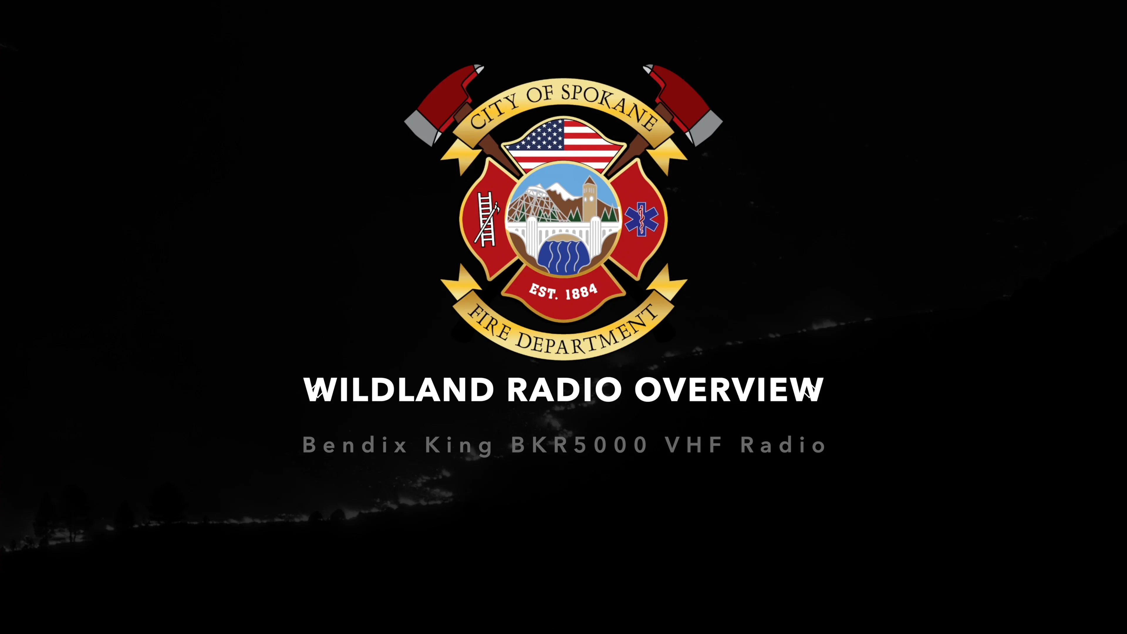 BENDIX KING BKR5000 - Wildland Radio Overview