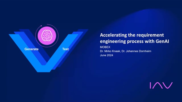 Accelerating the requirement engineering process with GenAI - Mobex