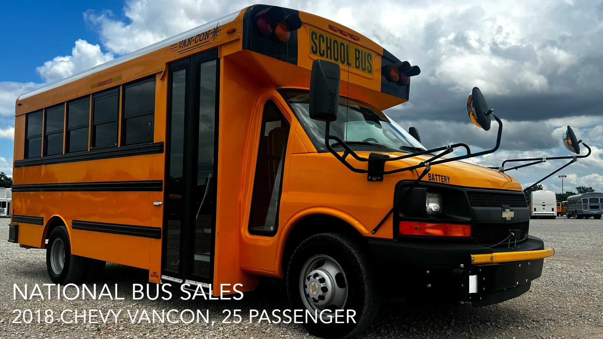 2018 Chevy Vancon, 25 Passenger Minibus - National Bus Sales on Vimeo