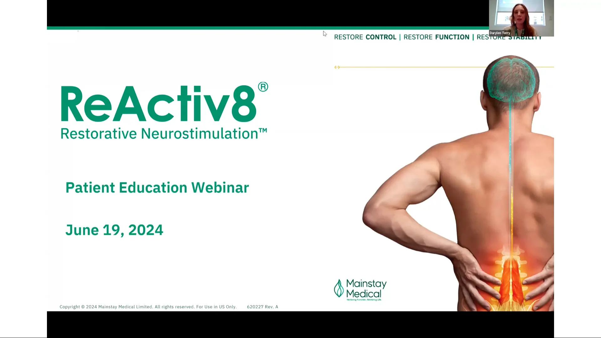 ReActiv8 Patient Education Webinar with Dr. Robert Ball and Patient ...