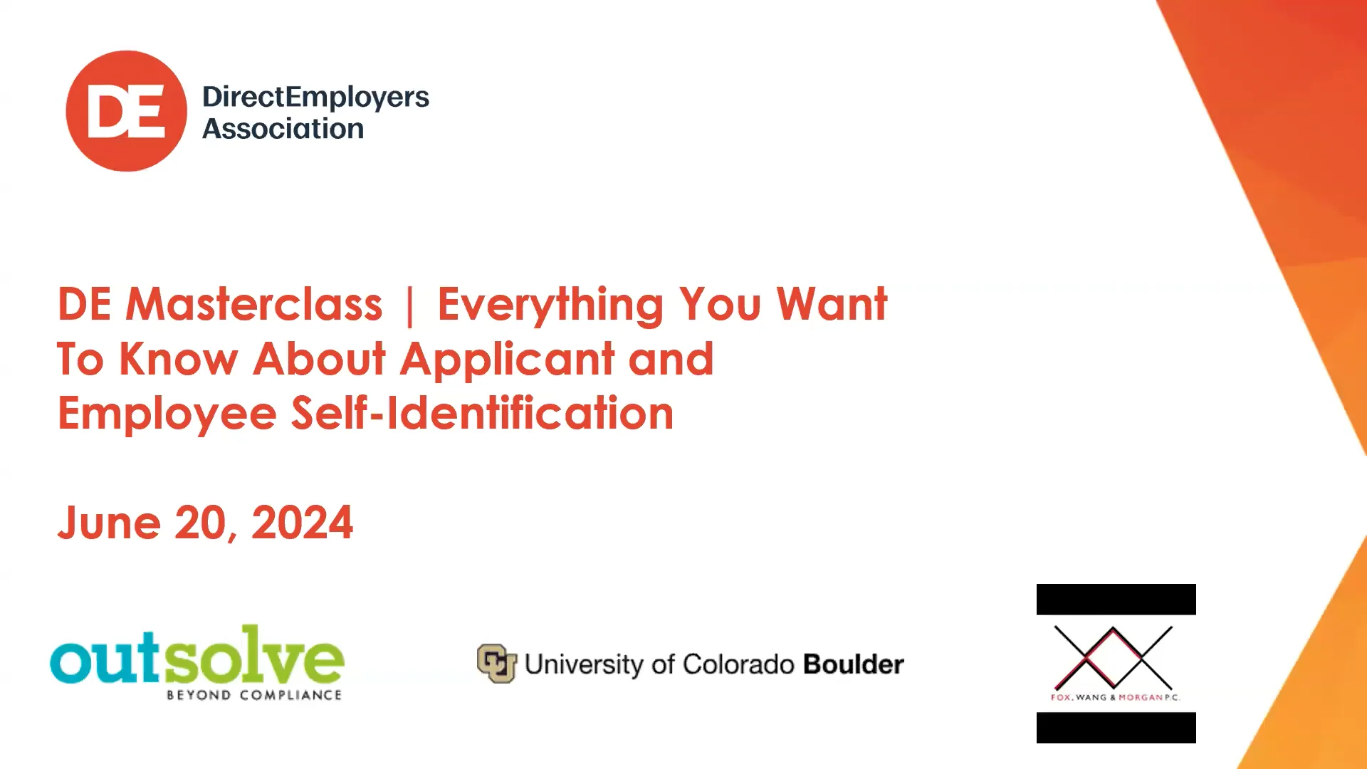 Everything You Want To Know About Applicant and Employee Self-Identification on Vimeo