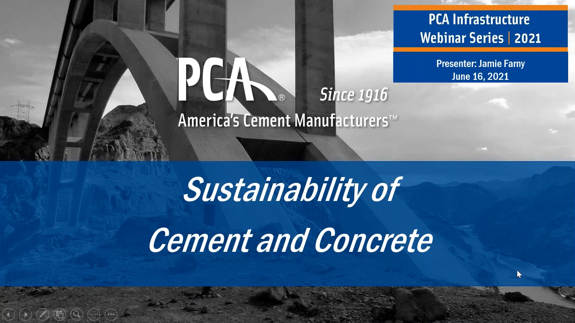 Sustainability of Cement and Concrete