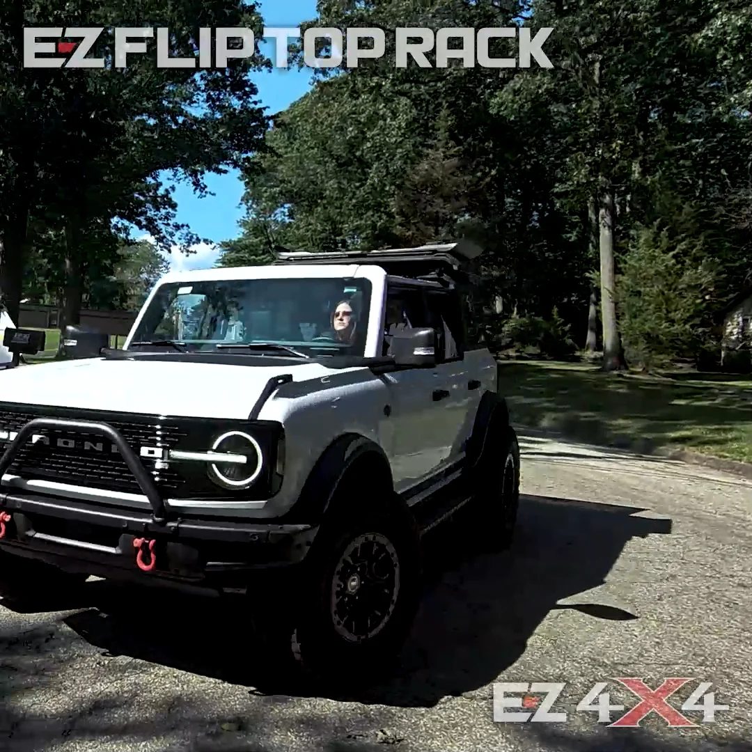 EZ4X4 - EZ Flip Top Rack for Bronco - DEMO