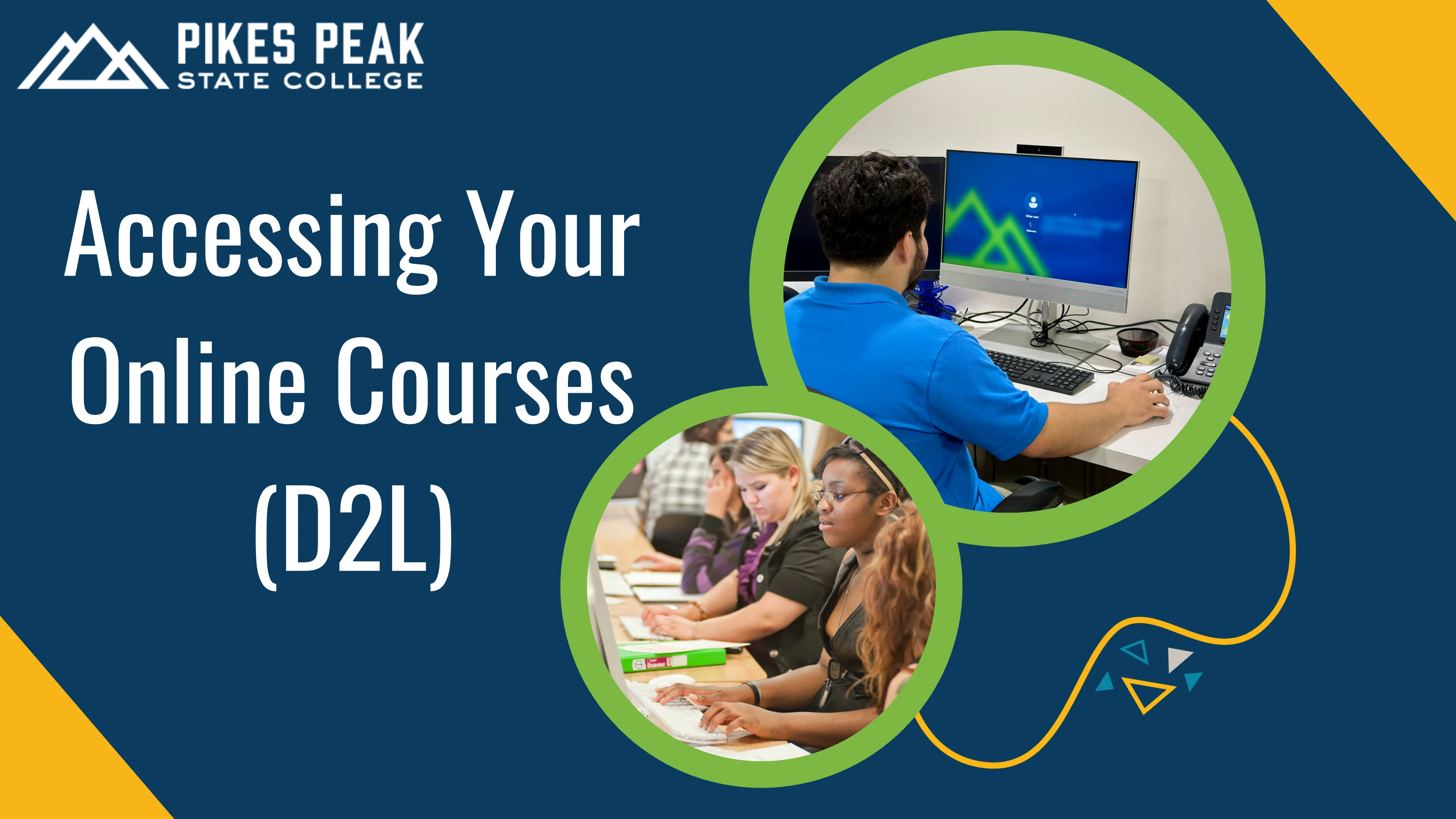 Accessing Your Online Courses (D2L) | Pikes Peak State College on Vimeo