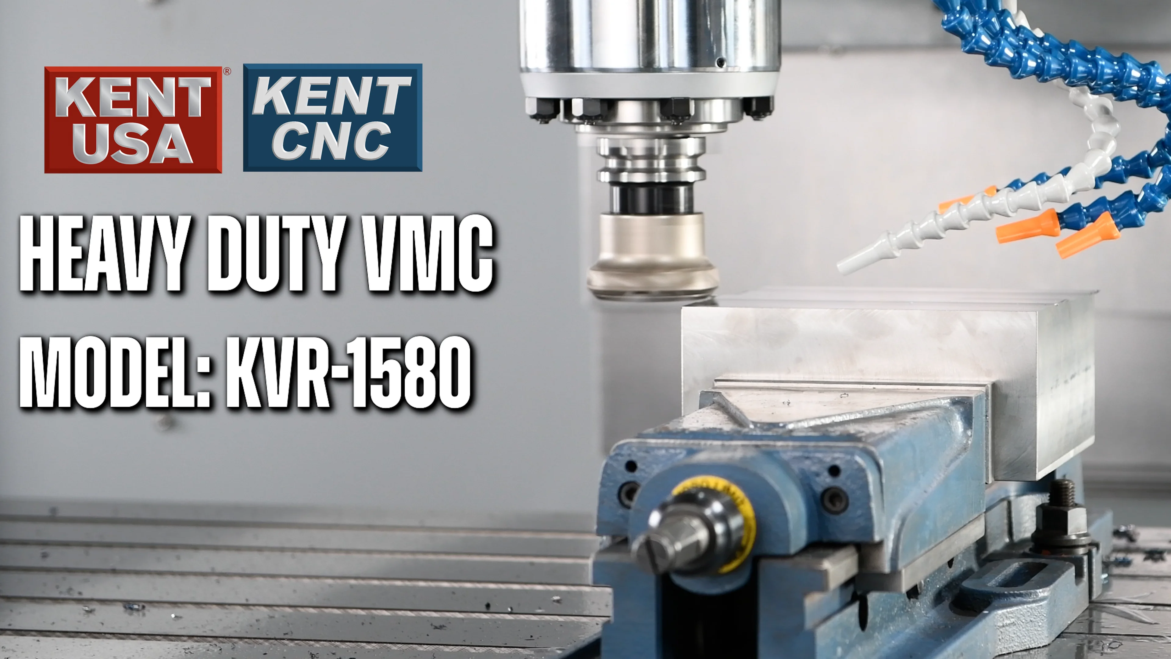 Heavy Duty Vertical Machining Center Model: KVR-1580 by KENT CNC
