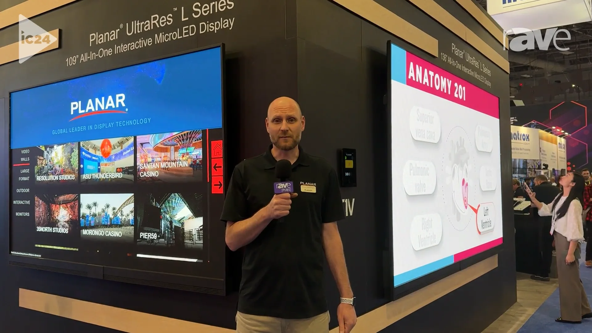 InfoComm2024 - Planar Shows Off UltraRes L Series 109-Inch All-in-One Interactive Micro LED ...