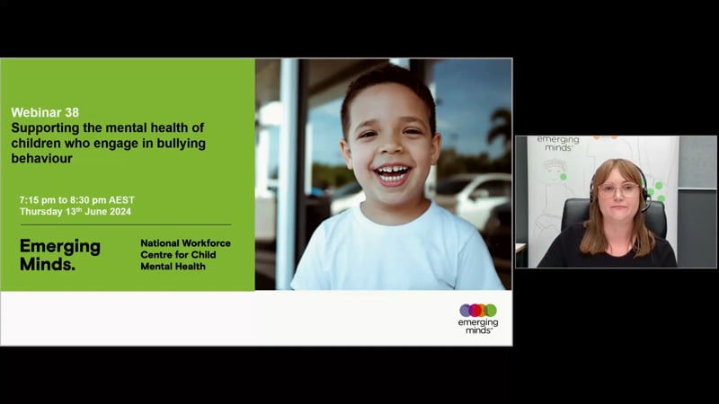 Supporting the mental health of children who engage in bullying behaviour