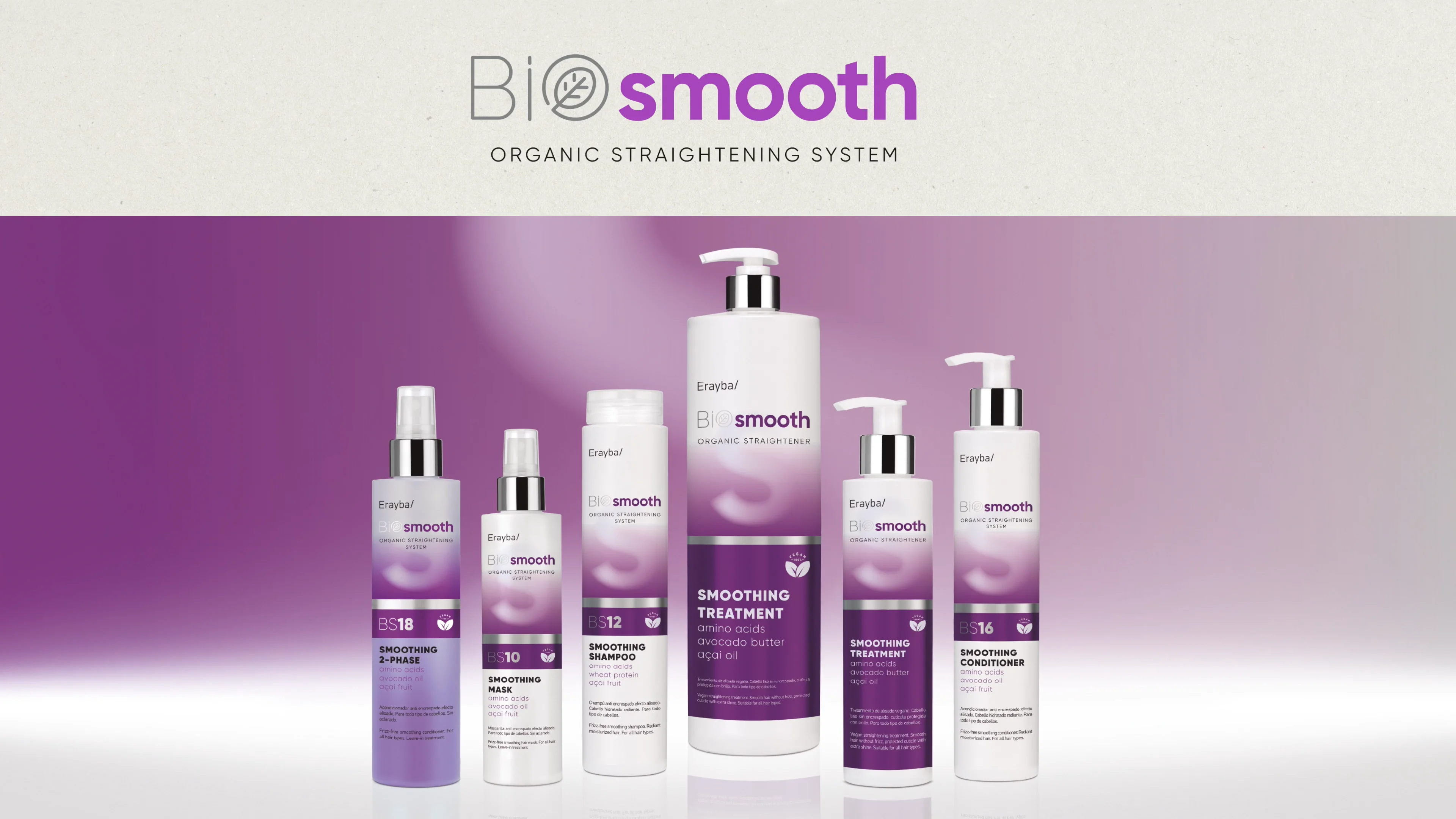 Presentación de Erayba BIOsmooth | Organic Straightening System
