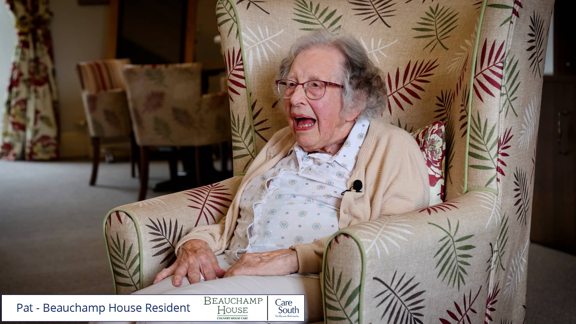 Beauchamp House care home testimonial from resident Pat on Vimeo