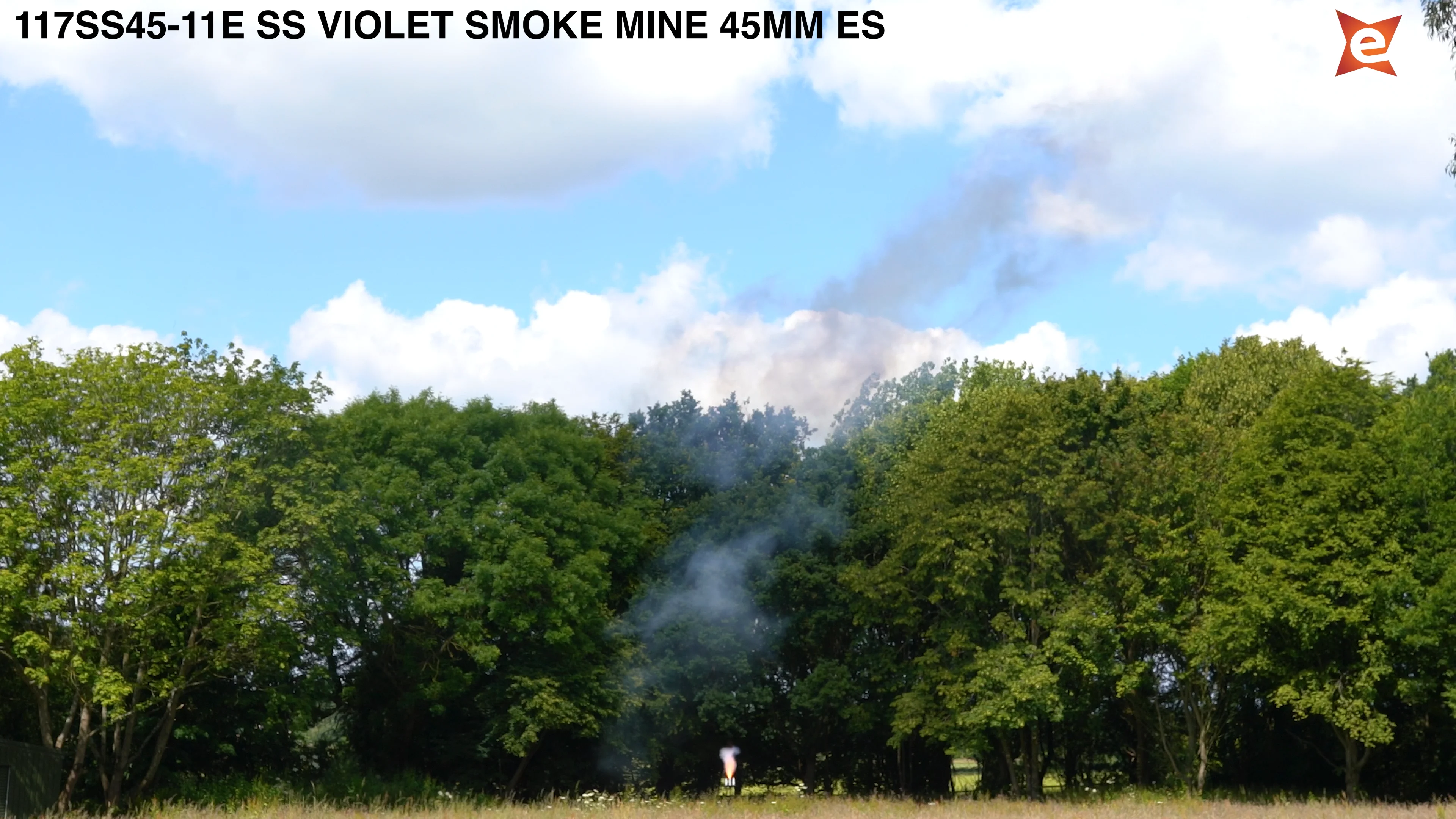 117SS45-11E SS VIOLET SMOKE MINE 45MM ES