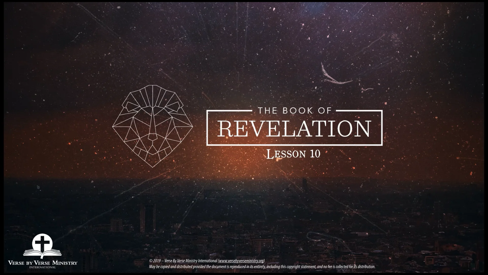 Revelation (2020) Lesson 10
