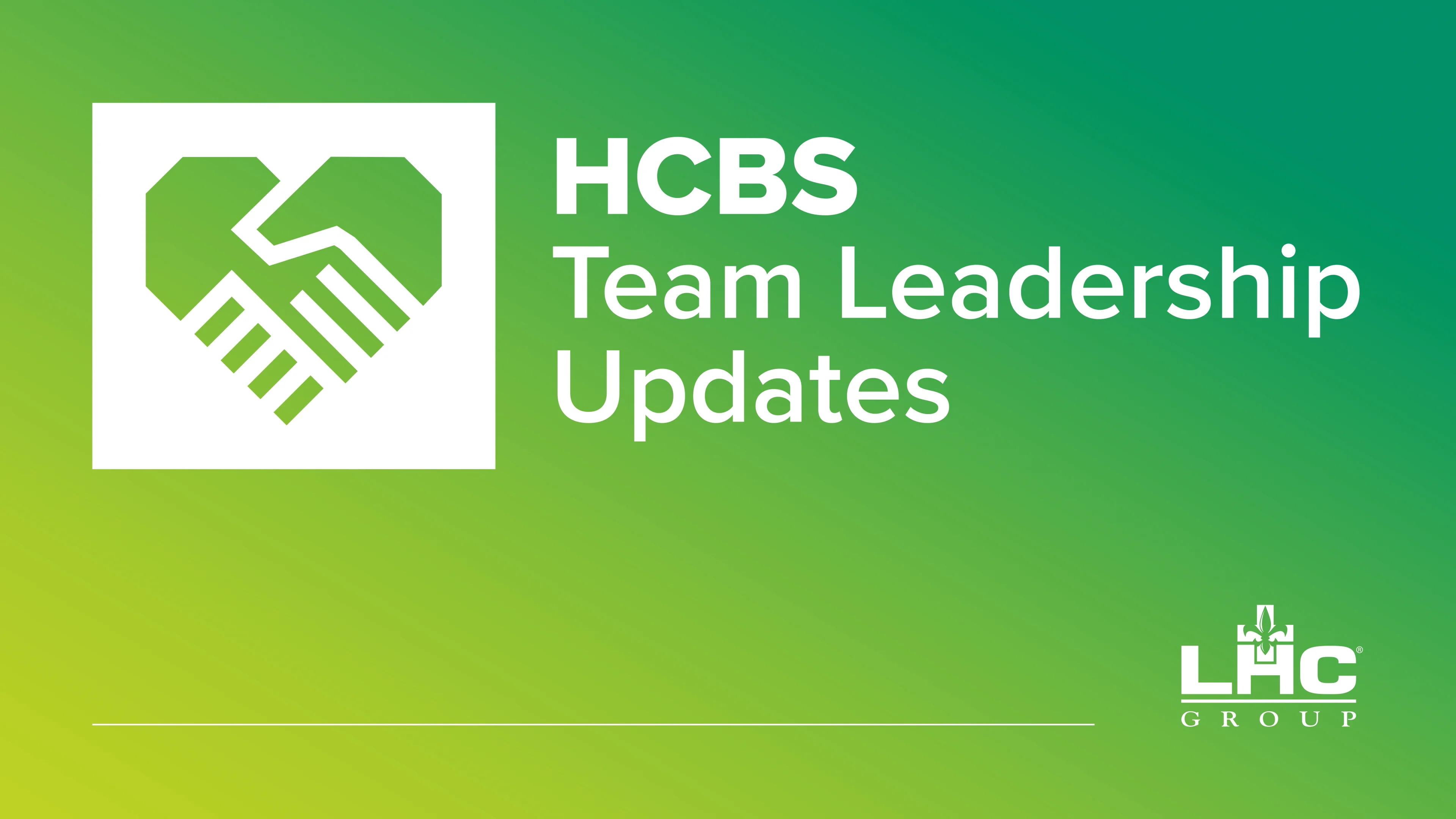 HCBS Team Leadership Update Twelve on Vimeo