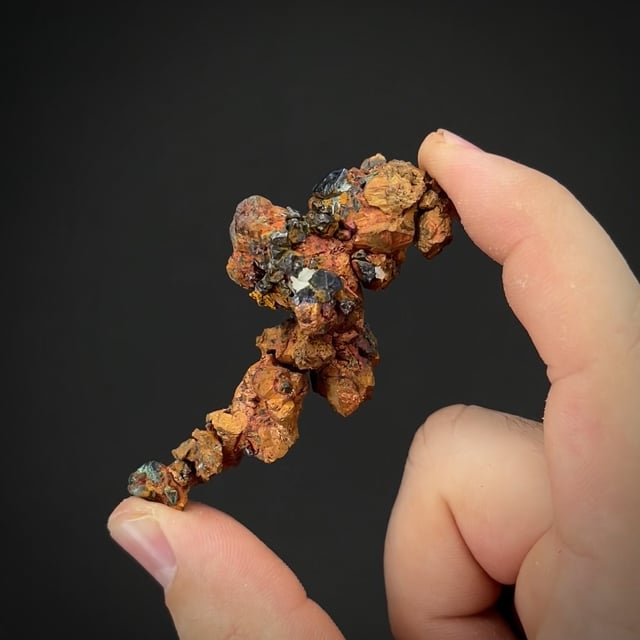 Copper with Cuprite | Poteryaevskoe Mine, Rubtsovsk, Altai, Western ...