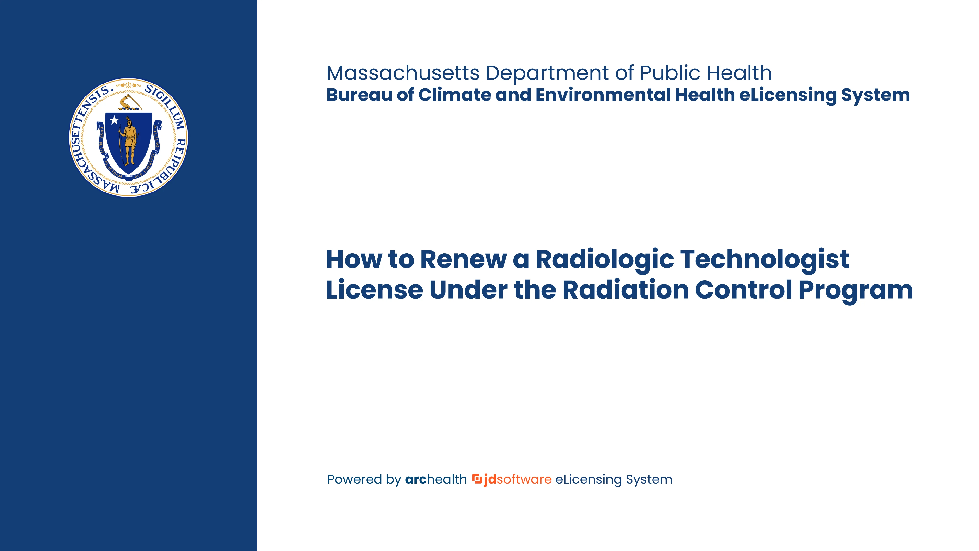 How to Renew a Radiologic Technologist License Under the Radiation ...