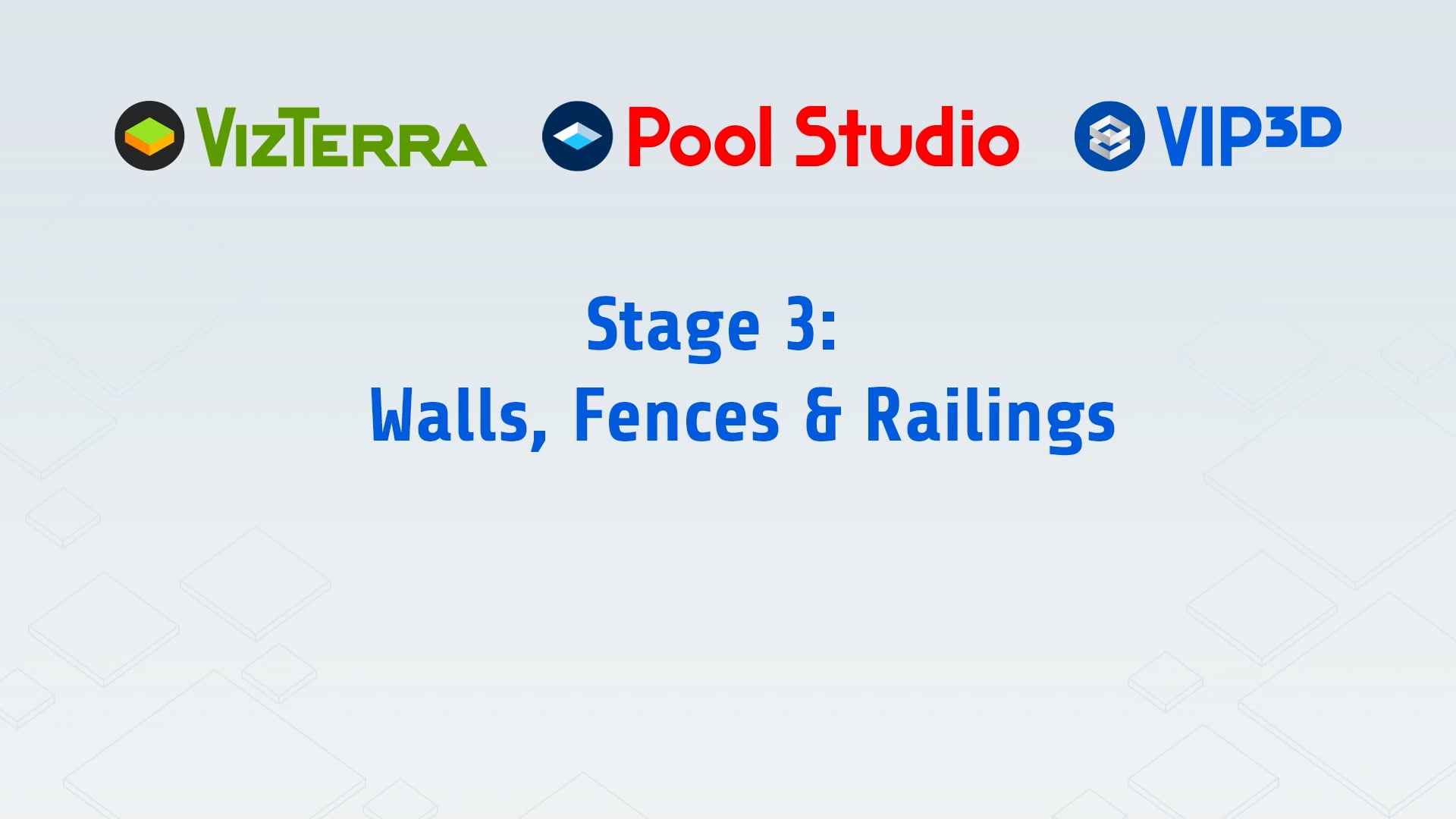 Version 3 - Basic Training: Walls, Fences & Railings