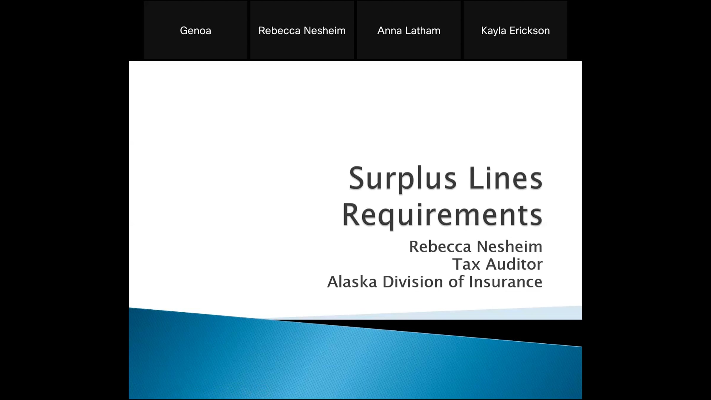 Surplus Lines Laws AK