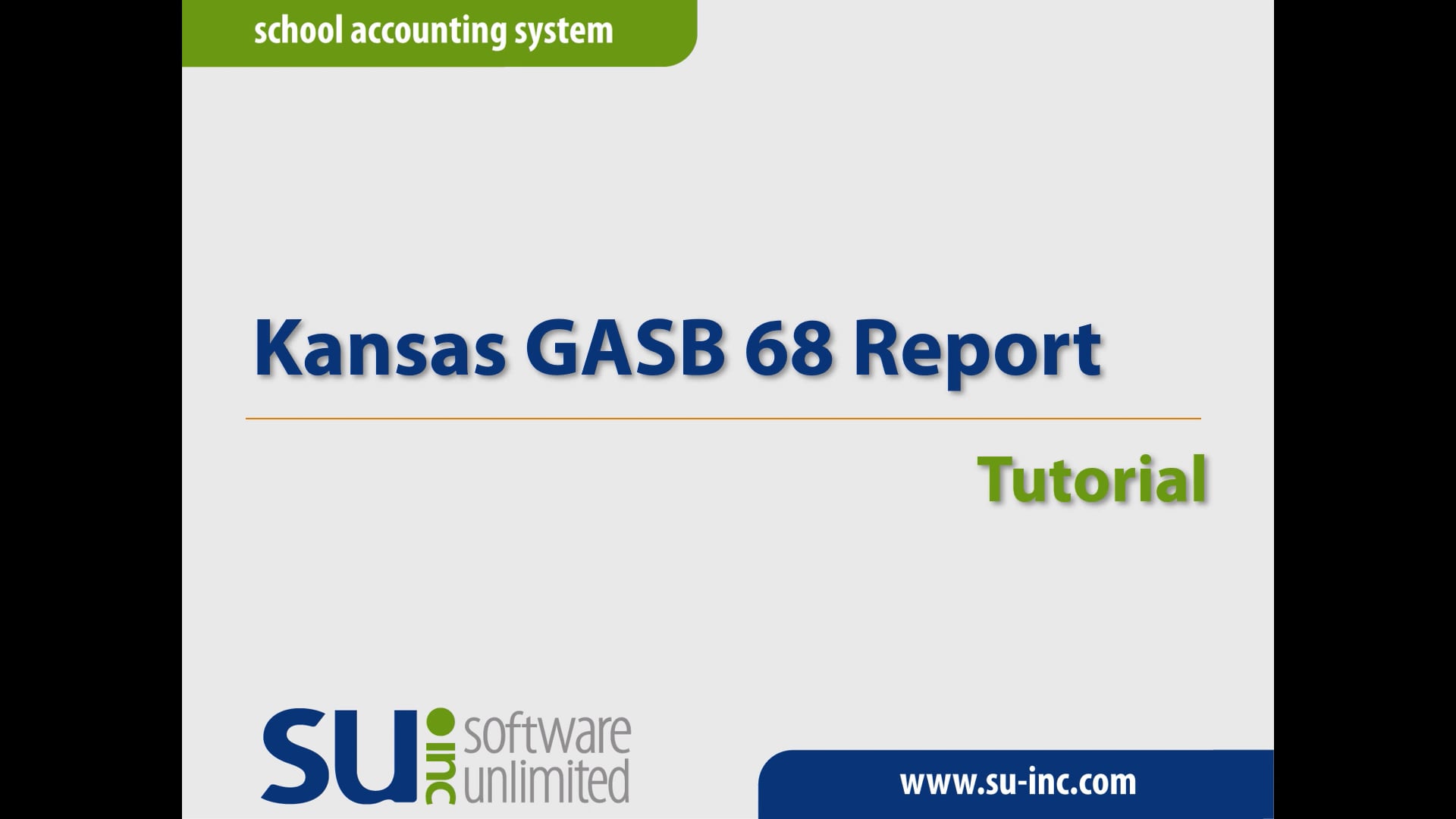 Training Tutorials - Kansas GASB 68 Report on Vimeo