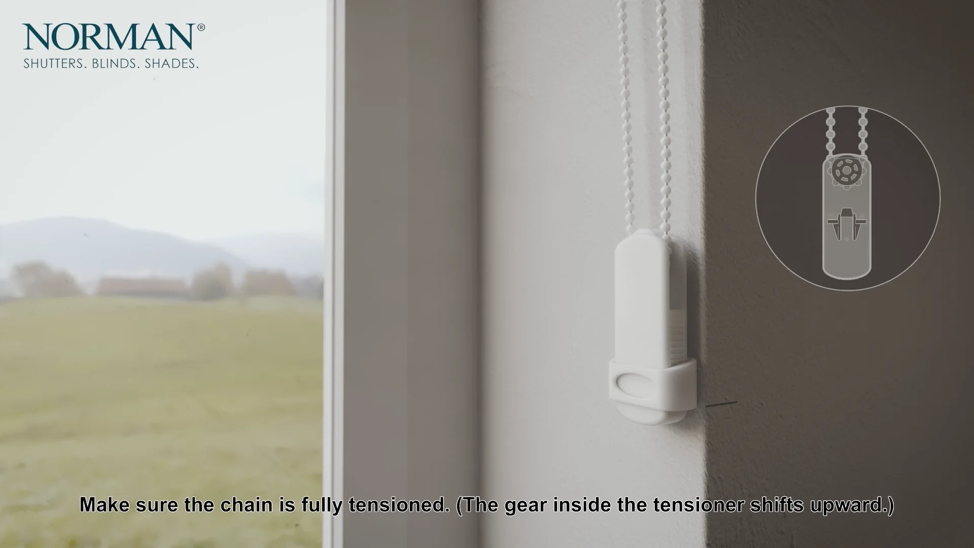 Cord Tensioner Installation - Inside Mount